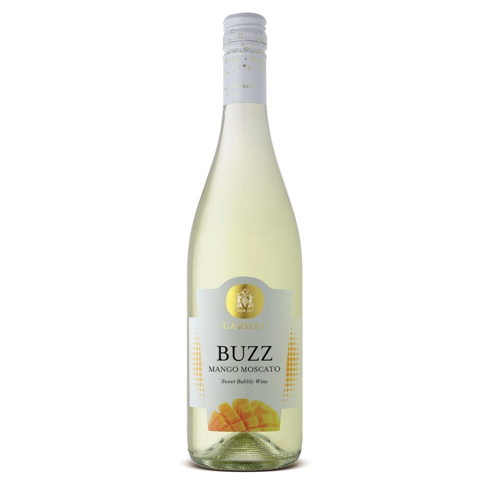 Carmel Buzz Mango Moscato 2021 - Kosher Wine World – KosherWineWorld.com