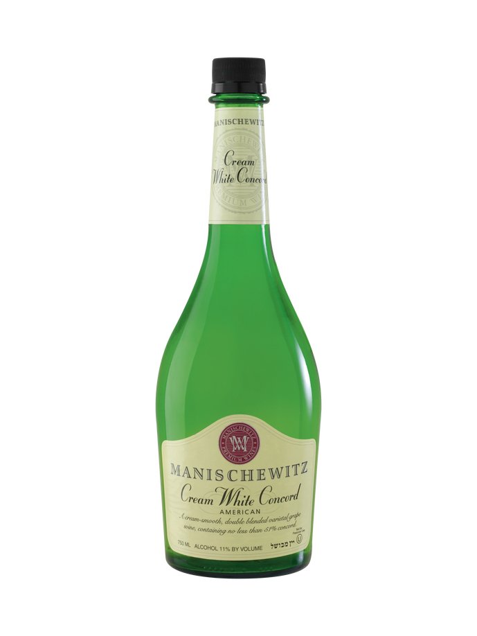 Manischewitz Cream White Concord - Kosher Wine World – KosherWineWorld.com