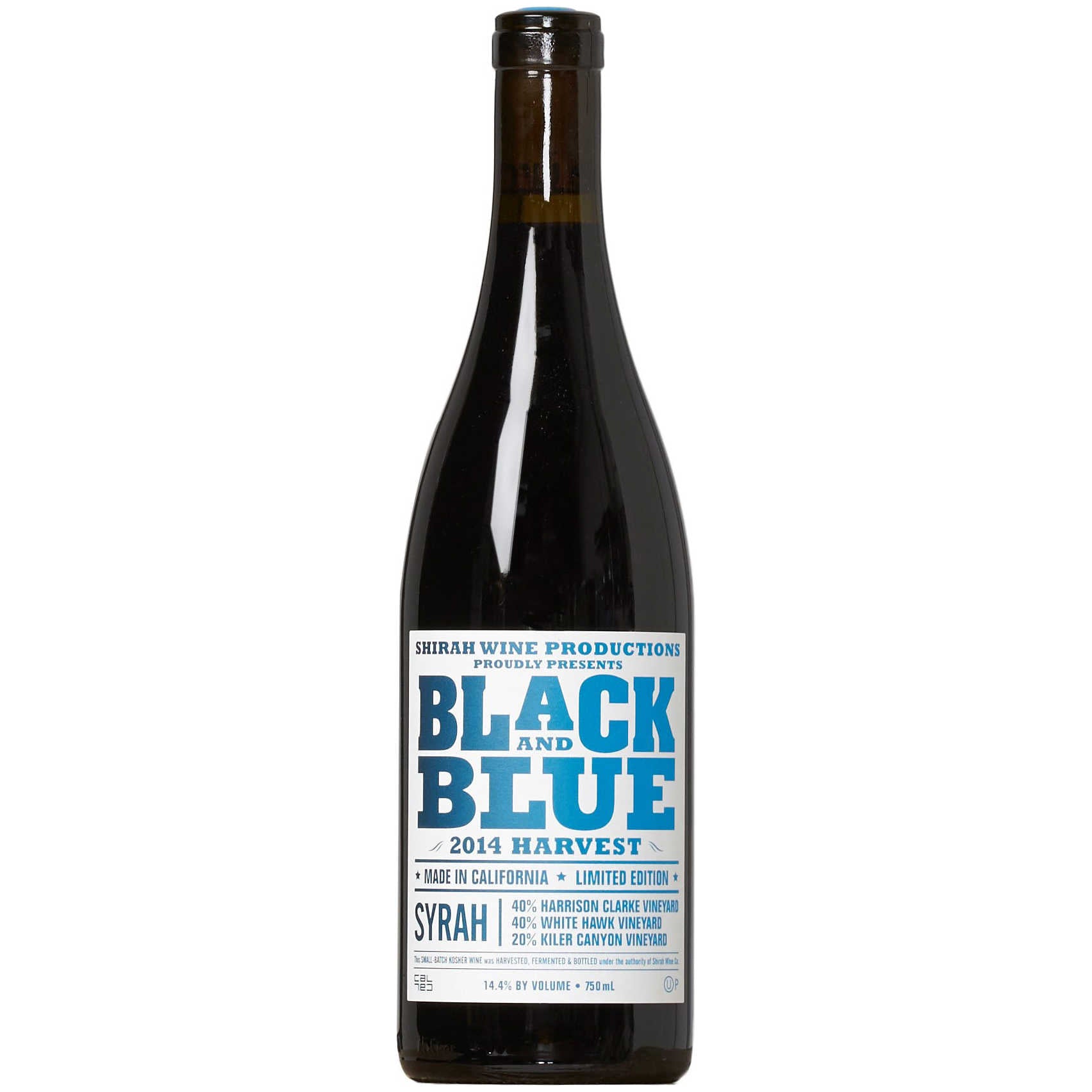 Shirah Black & Blue Syrah 2019 - Kosher Wine World – KosherWineWorld.com